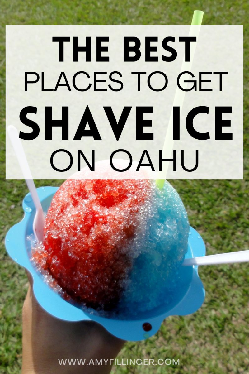 Where to find the best shave ice in Oahu