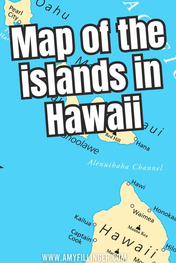 Hawaii Islands Map - A full map of the islands in Hawaii